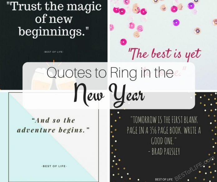 Best Quotes to Ring in the New Year - The Best of Life