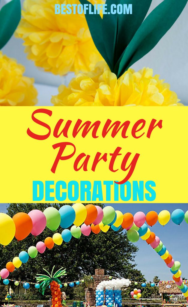 Summer Decorations for an Outdoor Party to Remember - The Best of Life