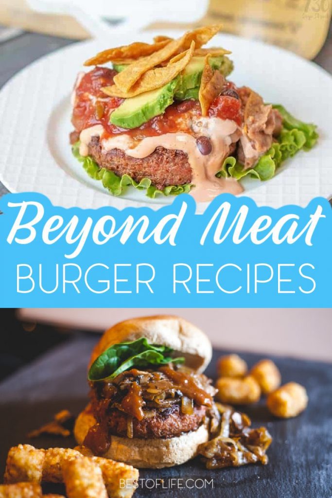 Beyond Meat Burger Recipes | Plant Based Burger Recipes