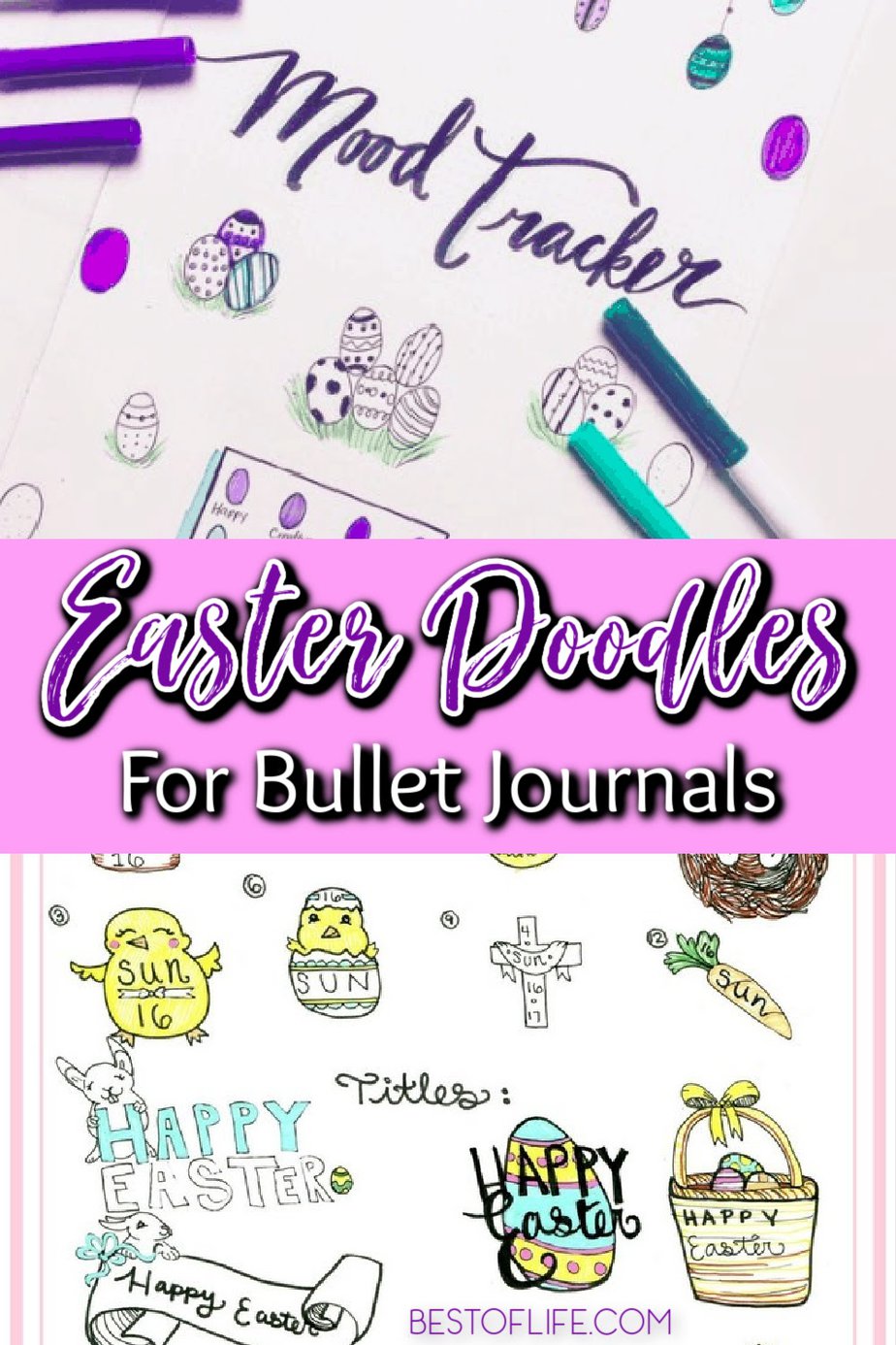 Bullet Journal Easter Doodles - Best of Life