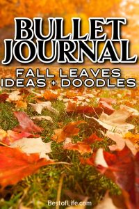 Bullet Journal Fall Leaves Ideas and Doodles - The Best of Life