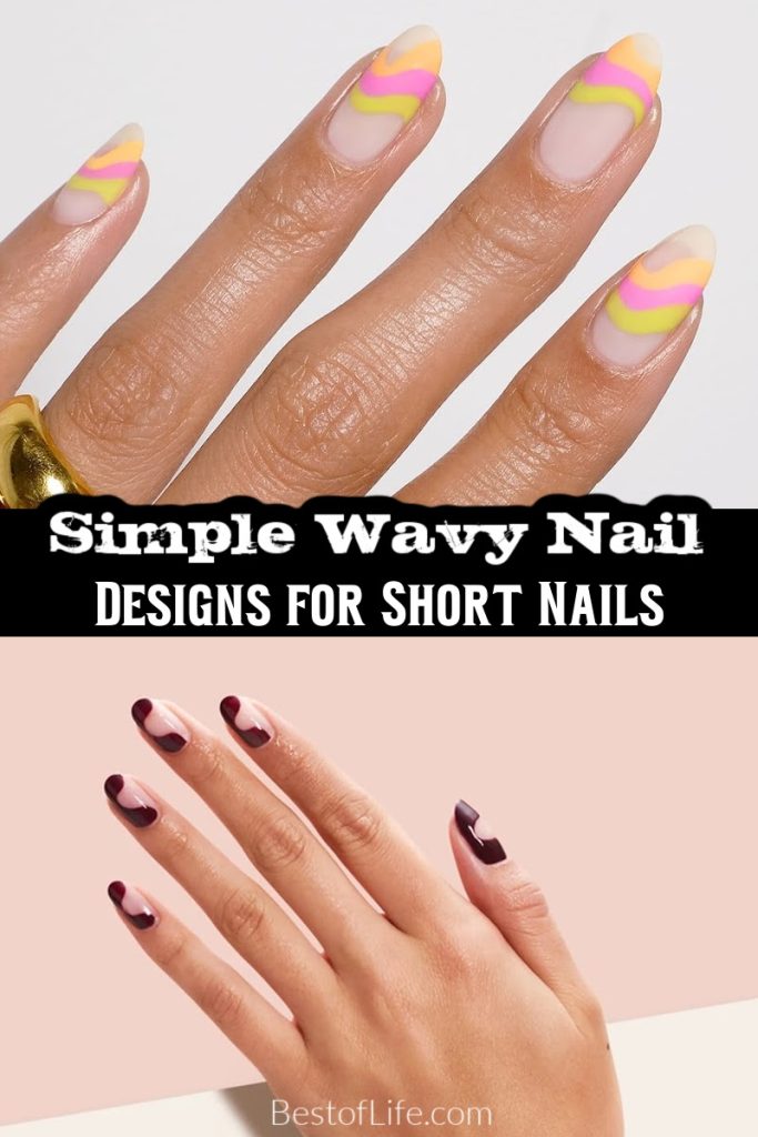 Simple Wavy Nail Designs for Short Nails - The Best of Life