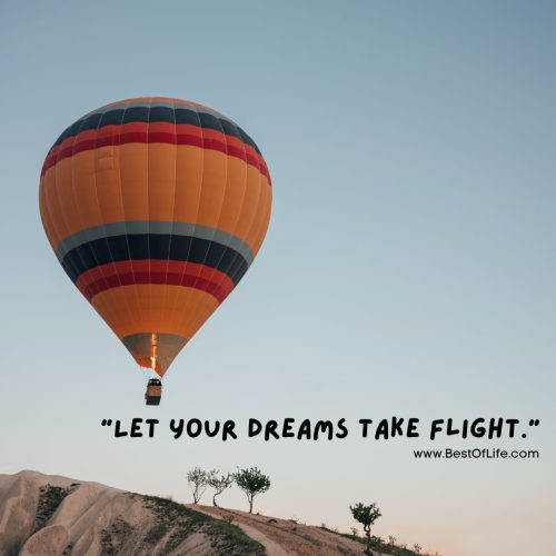 Inspirational Hot Air Balloon Quotes and Sayings - The Best of Life