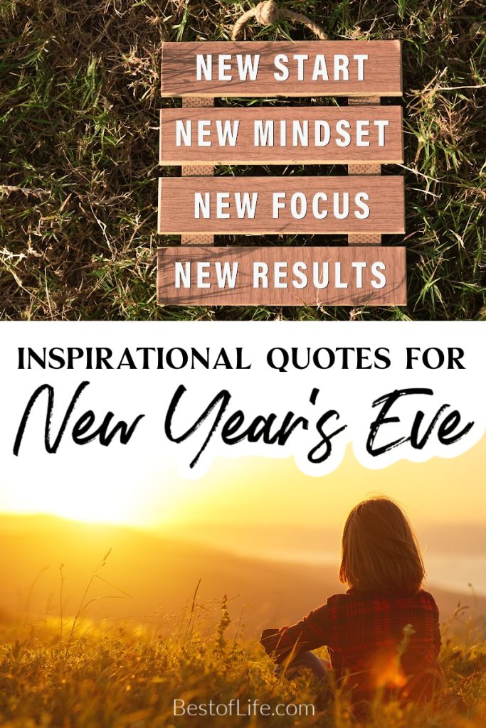 Inspirational Quotes for New Years Eve | Remembering the Past Year