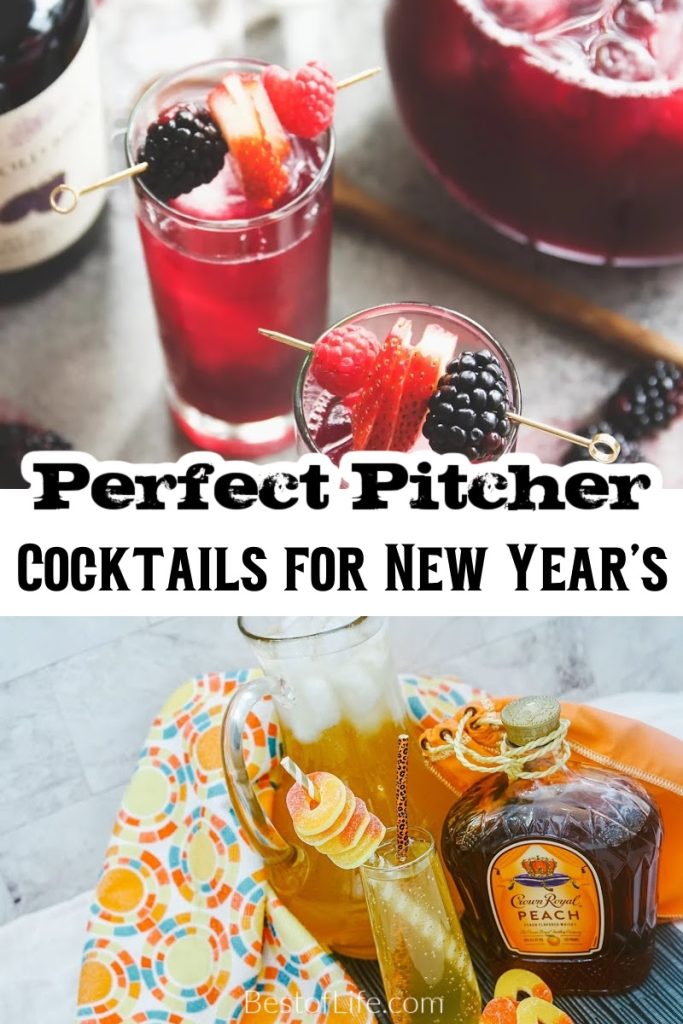 Pitcher Cocktails to Ring in the New Year (Crowd-Pleasers!)
